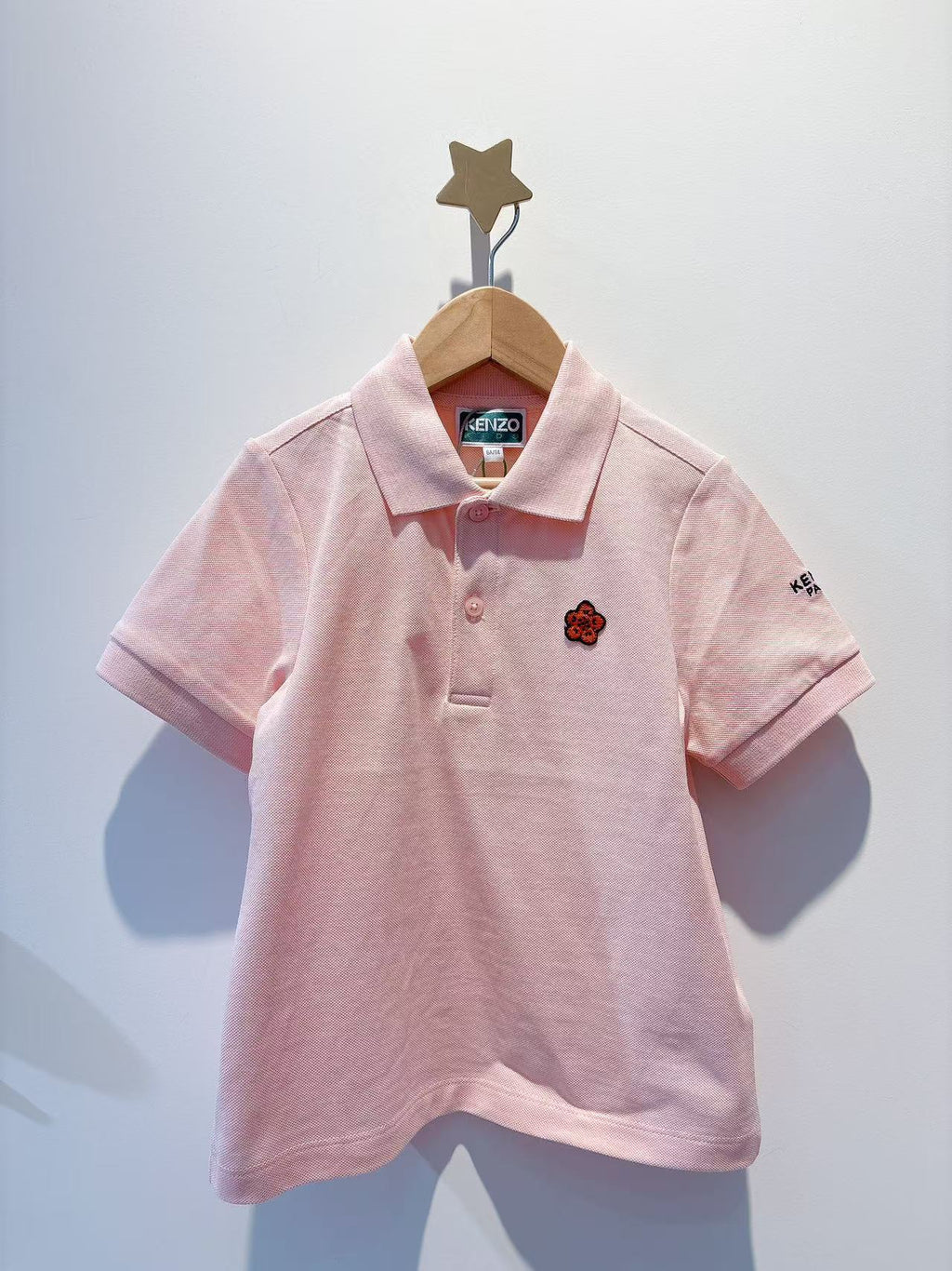 Kenzo English Rose Poppy Embroidery Polo – Enfance Baby & Kids